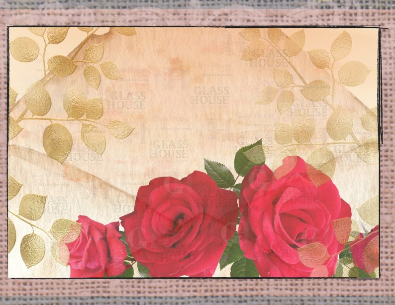 Rosie Rose Junk Journal Printable Pages | Digital Journal Kit ...