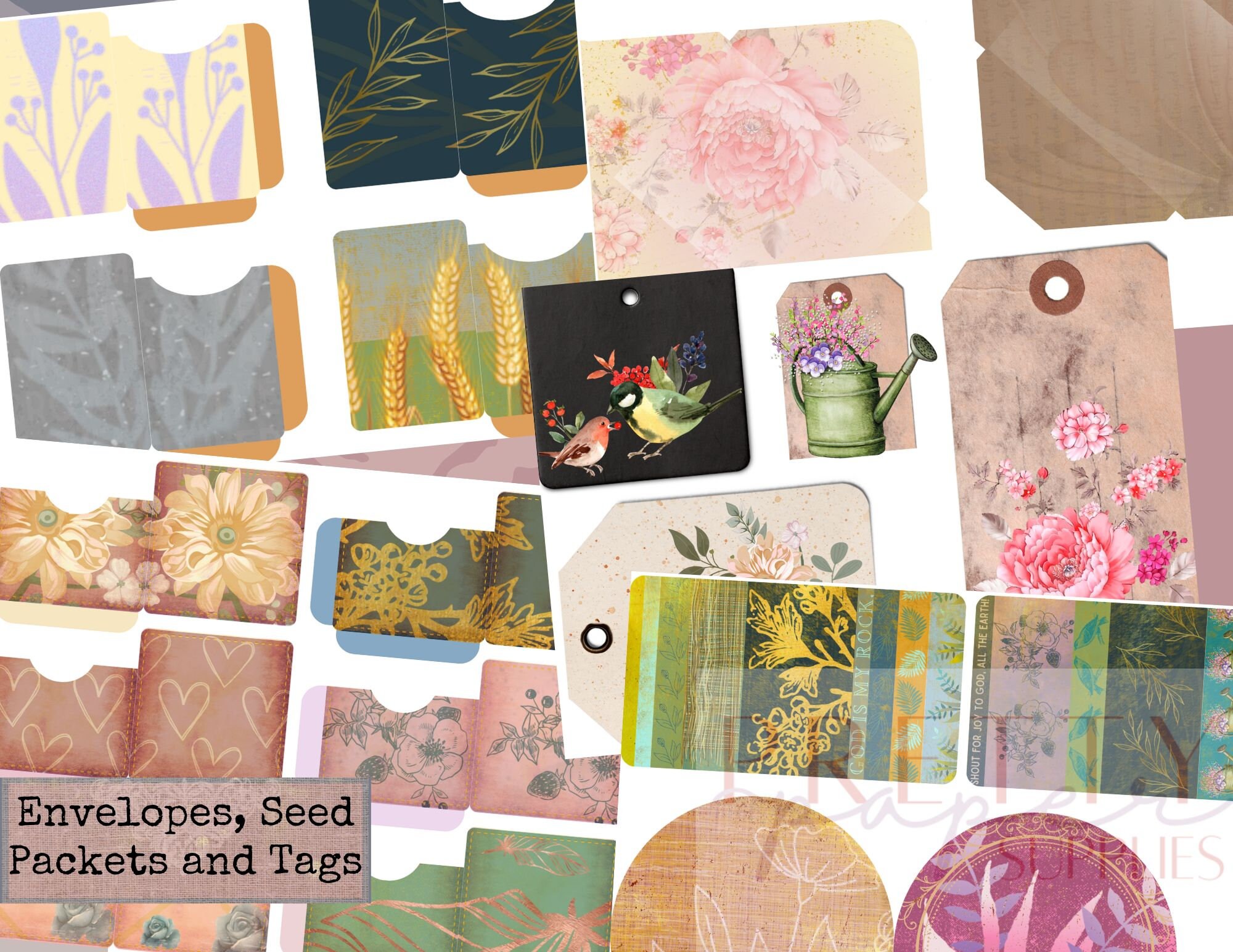 Psalms of Praise Junk Journal Ephemera Pack Christian Ephemera ...