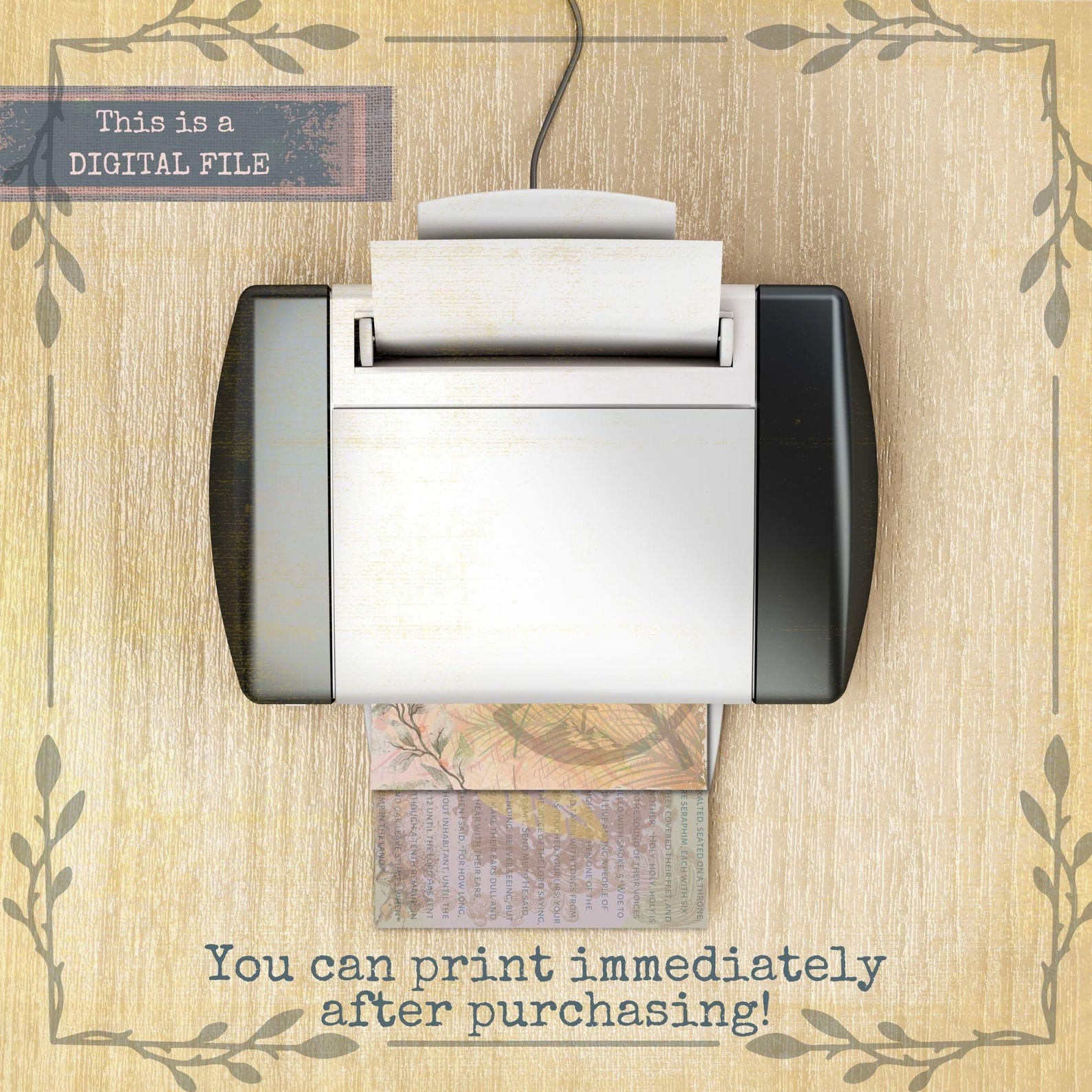 Ancient Scripture Junk Journal Printable Pages: Bible Verses (digital ...