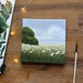 Small Spring Landscape Painting - Floral Meadow Artwork - Original ...