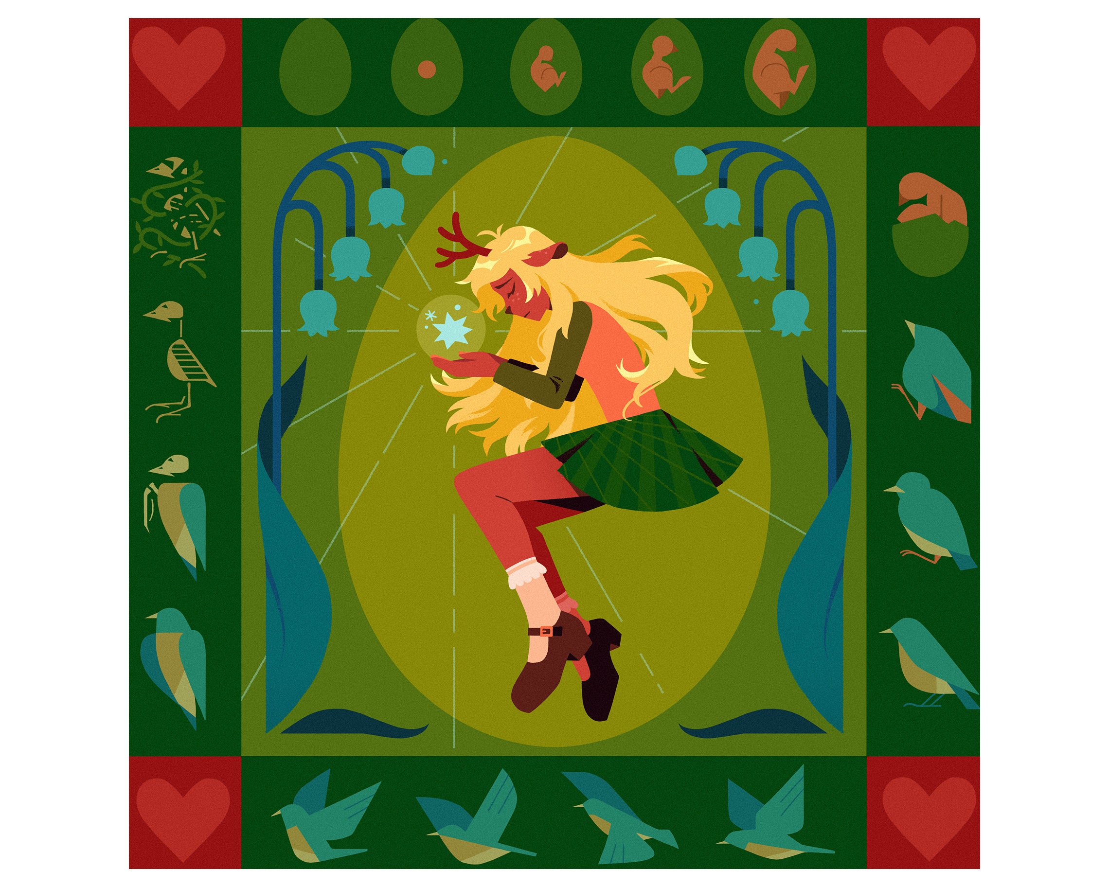 Deltarune - Noelle Rebirth Print - Etsy