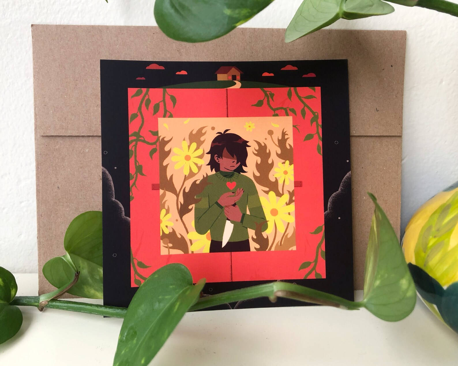 Deltarune Kris Home Print - Etsy