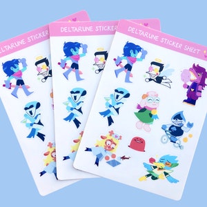 Deltarune Sticker Sheet - Etsy