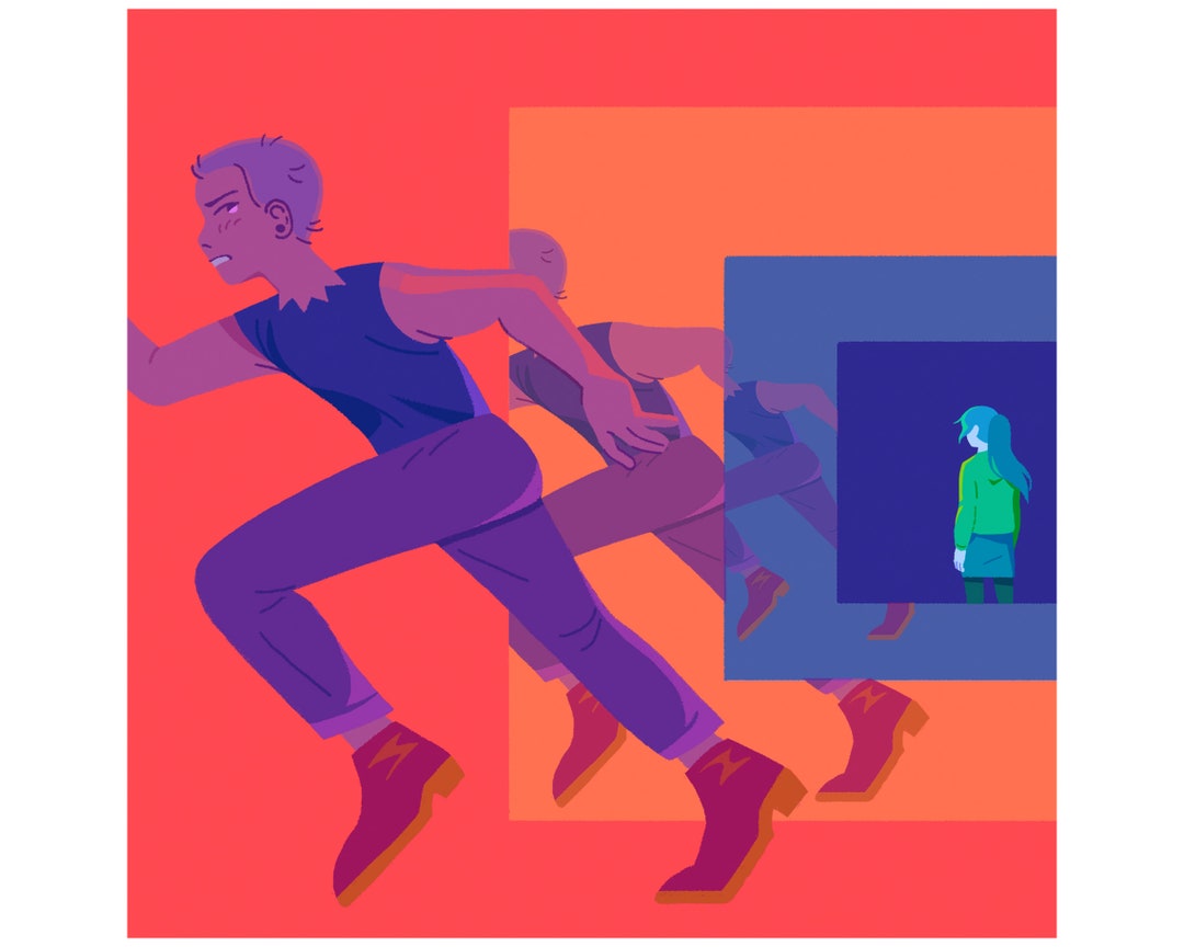 Infinity Train - Lake Print - Etsy