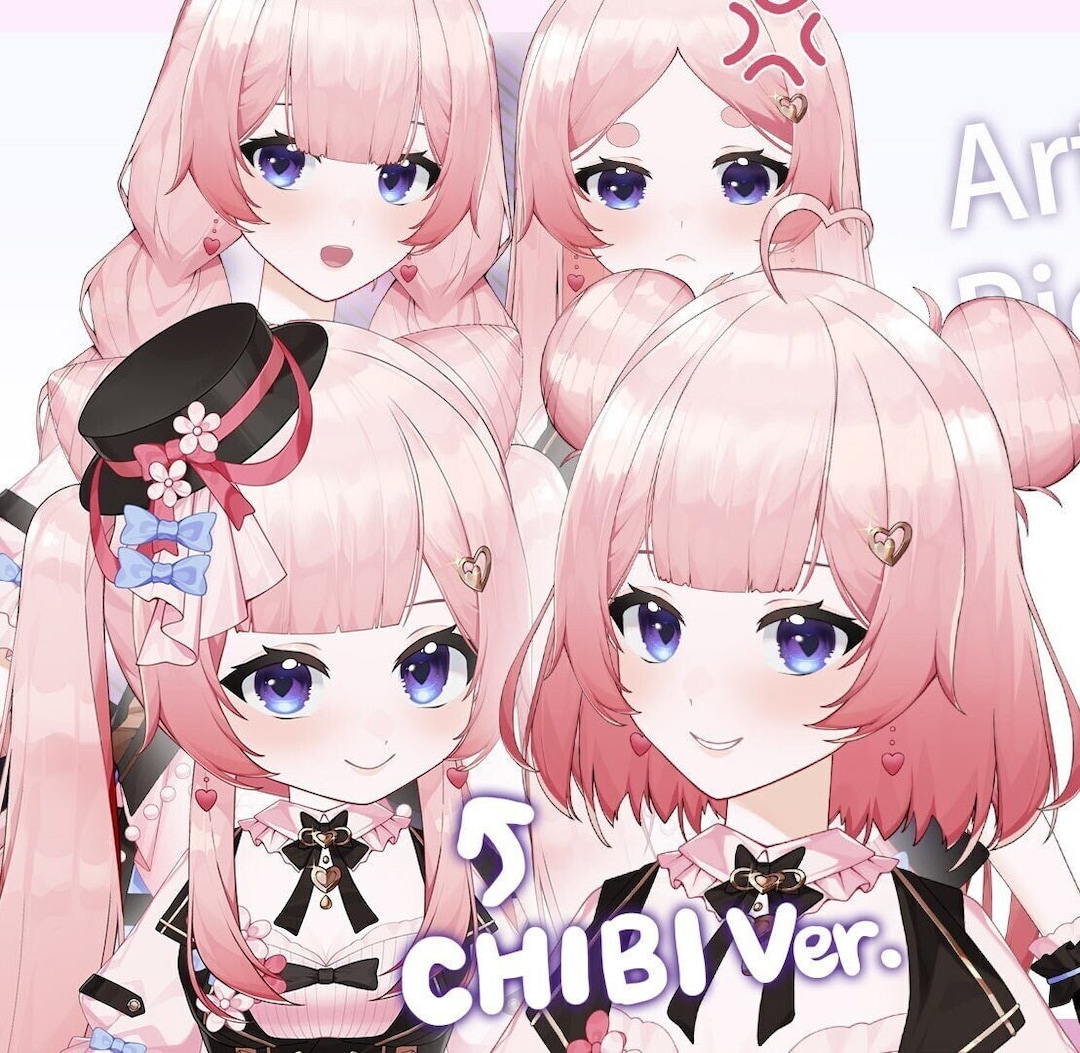 Premade Female Vtuber Live2d Vtuber Model/commercial Use Ready to Use ...