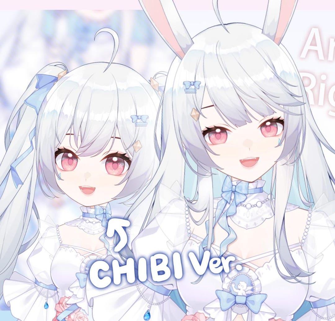 Snow Premade Female Vtuber Live2d Vtuber Modelo/Uso comercial Pronto ...