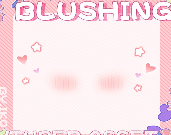 Vtuber Asset Rigged Blushing Star/heart - Etsy