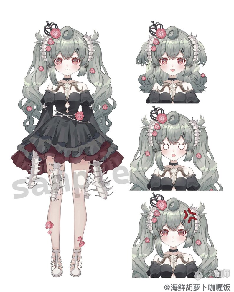 Vtuber Live2d Fullbody Custom Made Character Design Hololive - Etsy