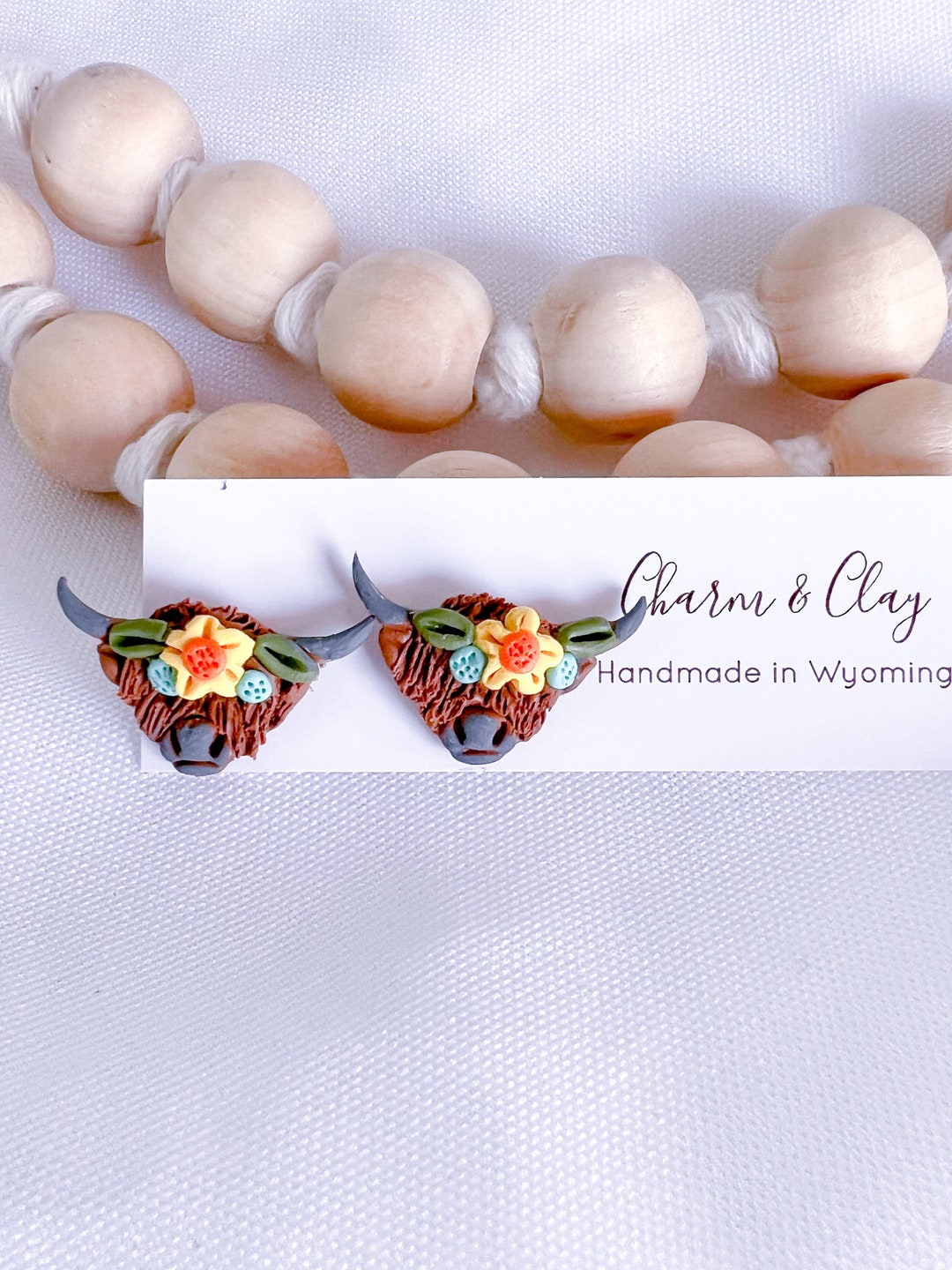 Highland Cow Jewelry Highland Cow Earring Highland Jewelry Cow Earrings ...