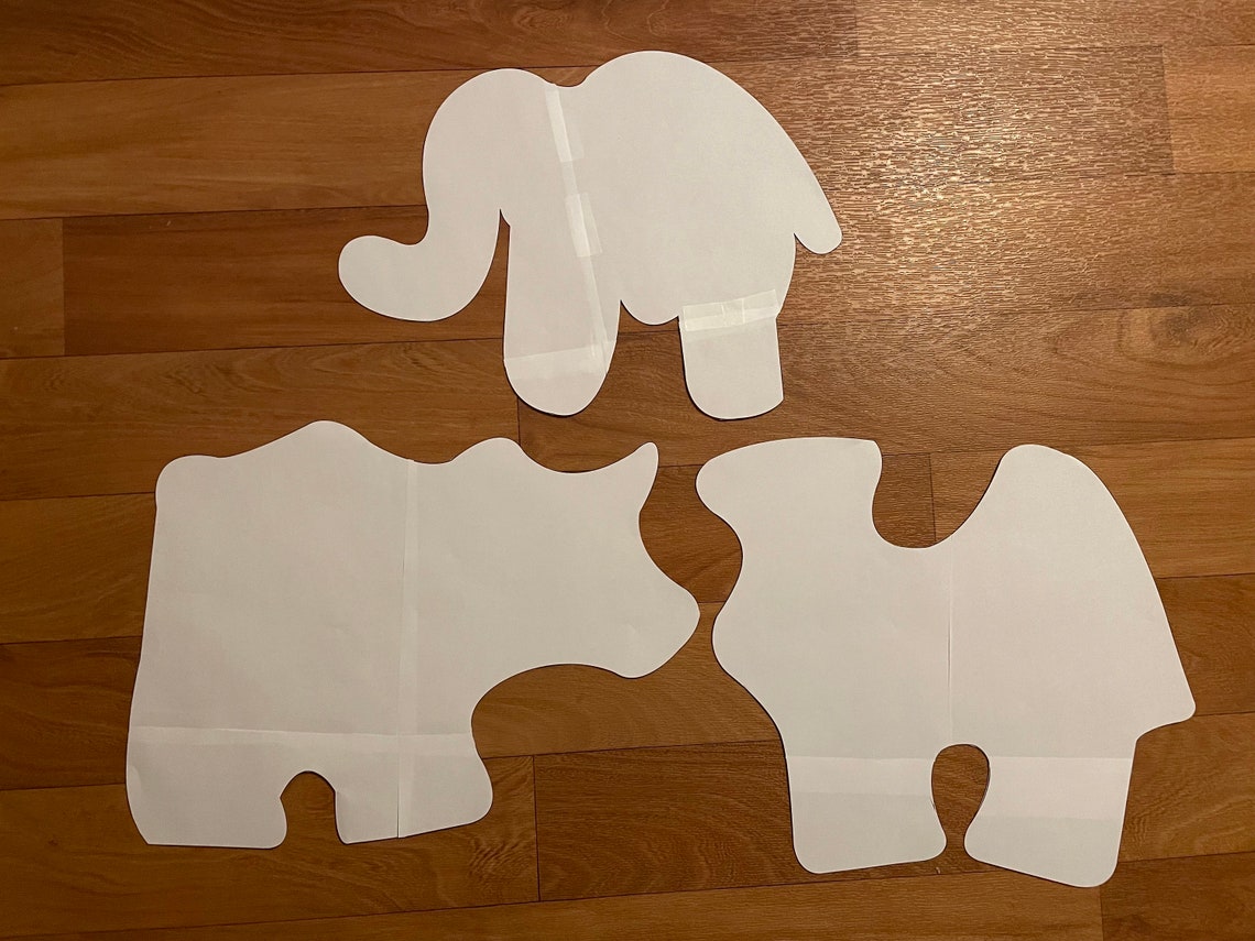 Animal Cracker Sewing Template - Etsy
