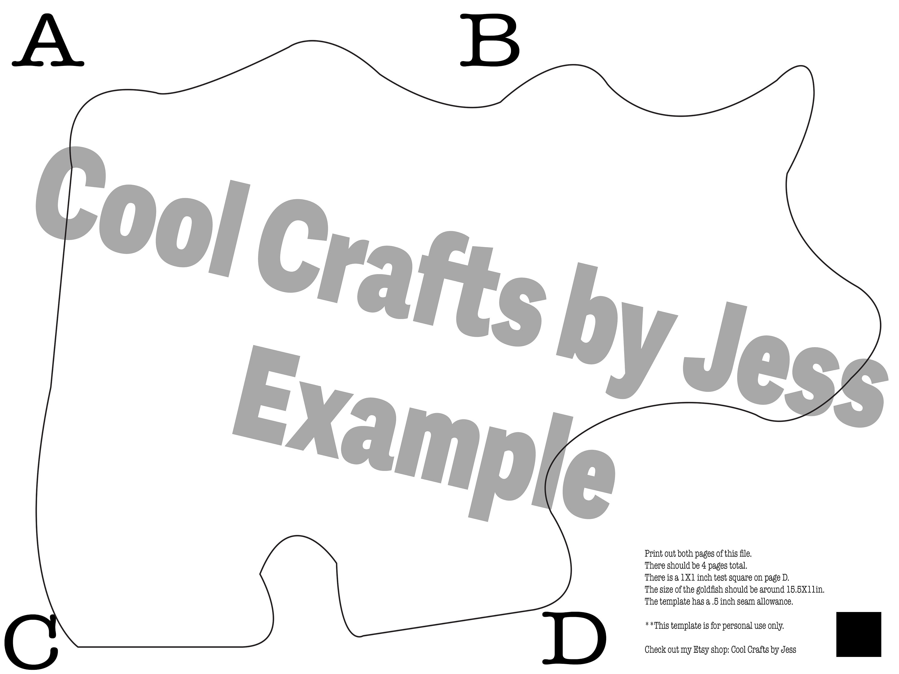 Animal Cracker Sewing Template - Etsy
