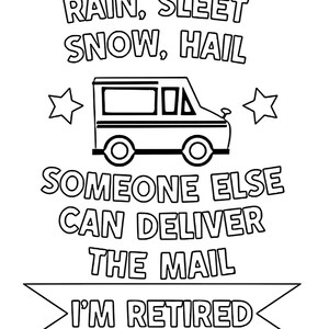 Postal Worker Retirement SVG File - Etsy