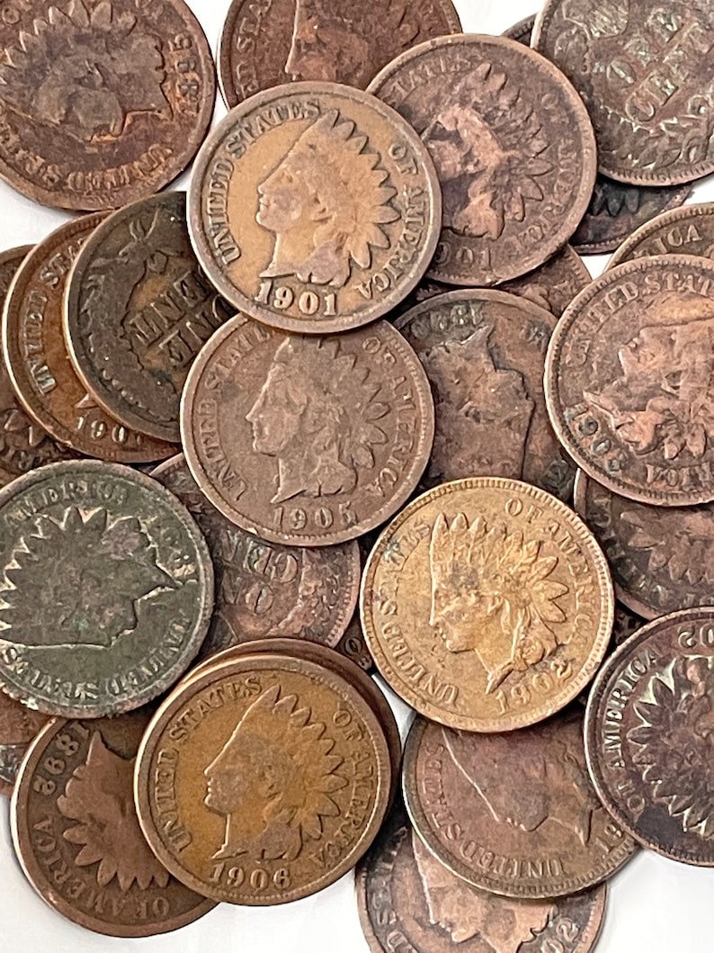 Indian Head Penny Over 100 Years Old U.S. Coin - Etsy