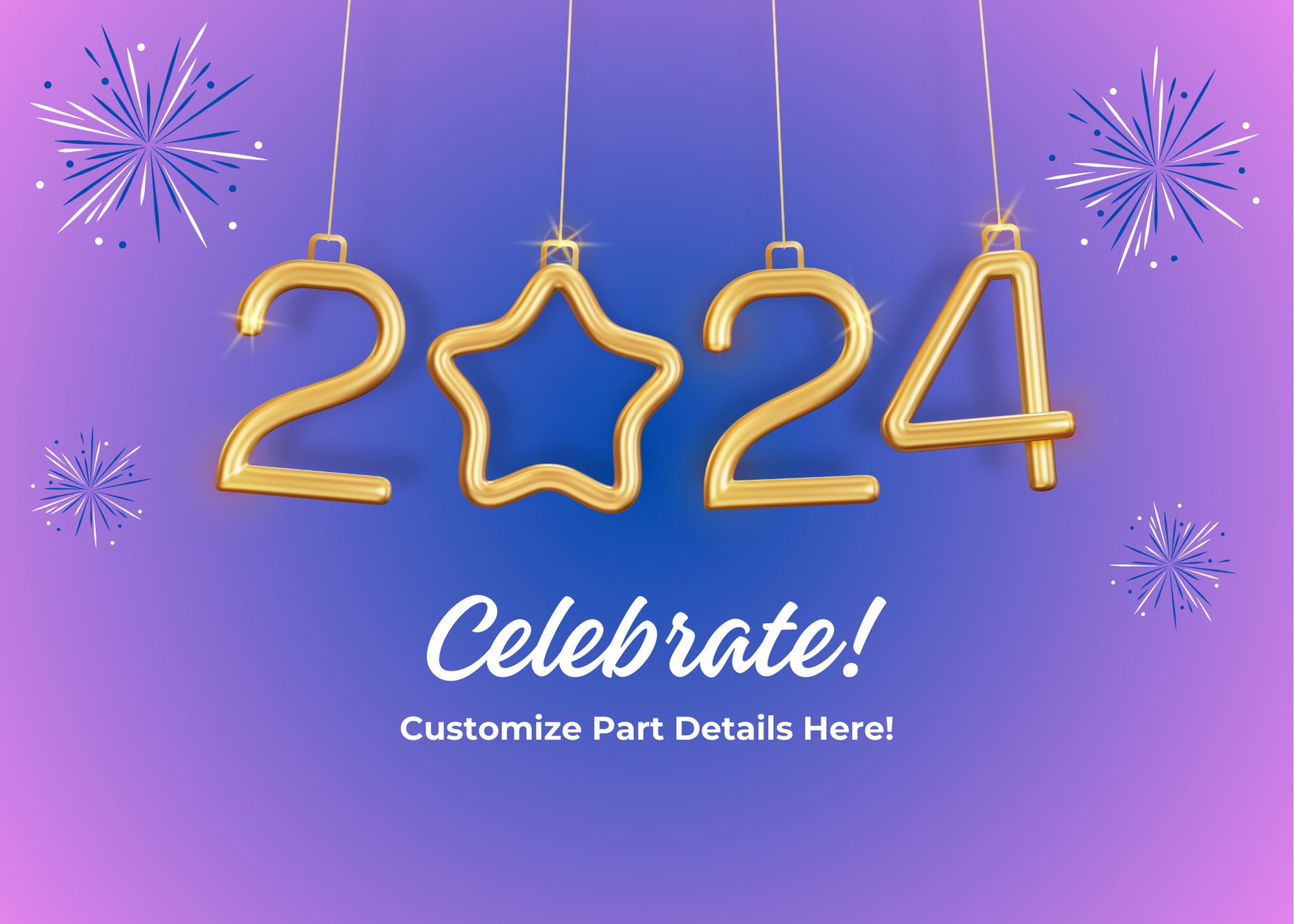 Customizablegraduation Party Invitation, Class of 2024, Celebrate ...