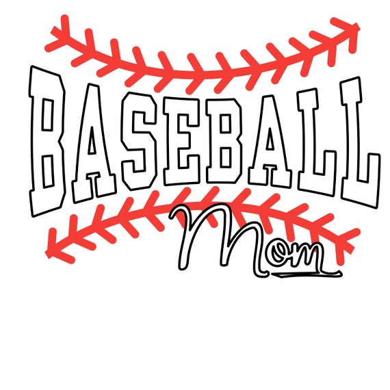 Baseball Mom Cut File PNG and SVG | Etsy
