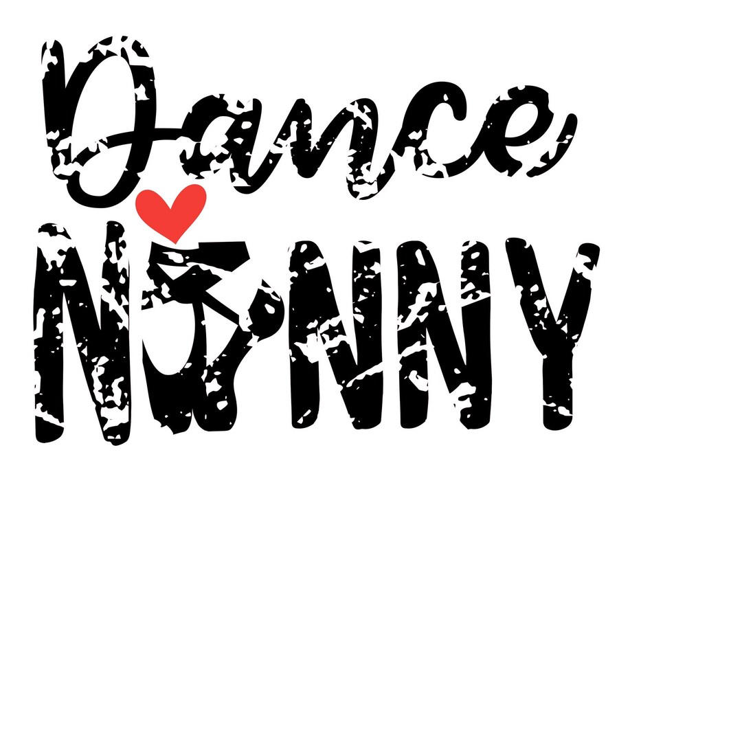 Dance Nanny W/ Ballet Shoes Cut File PNG and SVG - Etsy