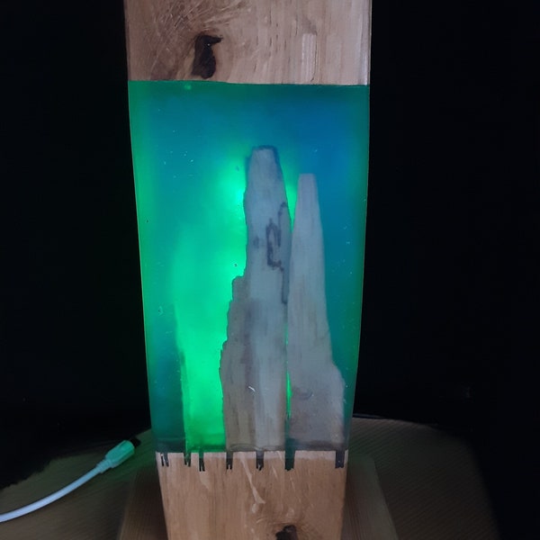 Led Resin Table - Etsy