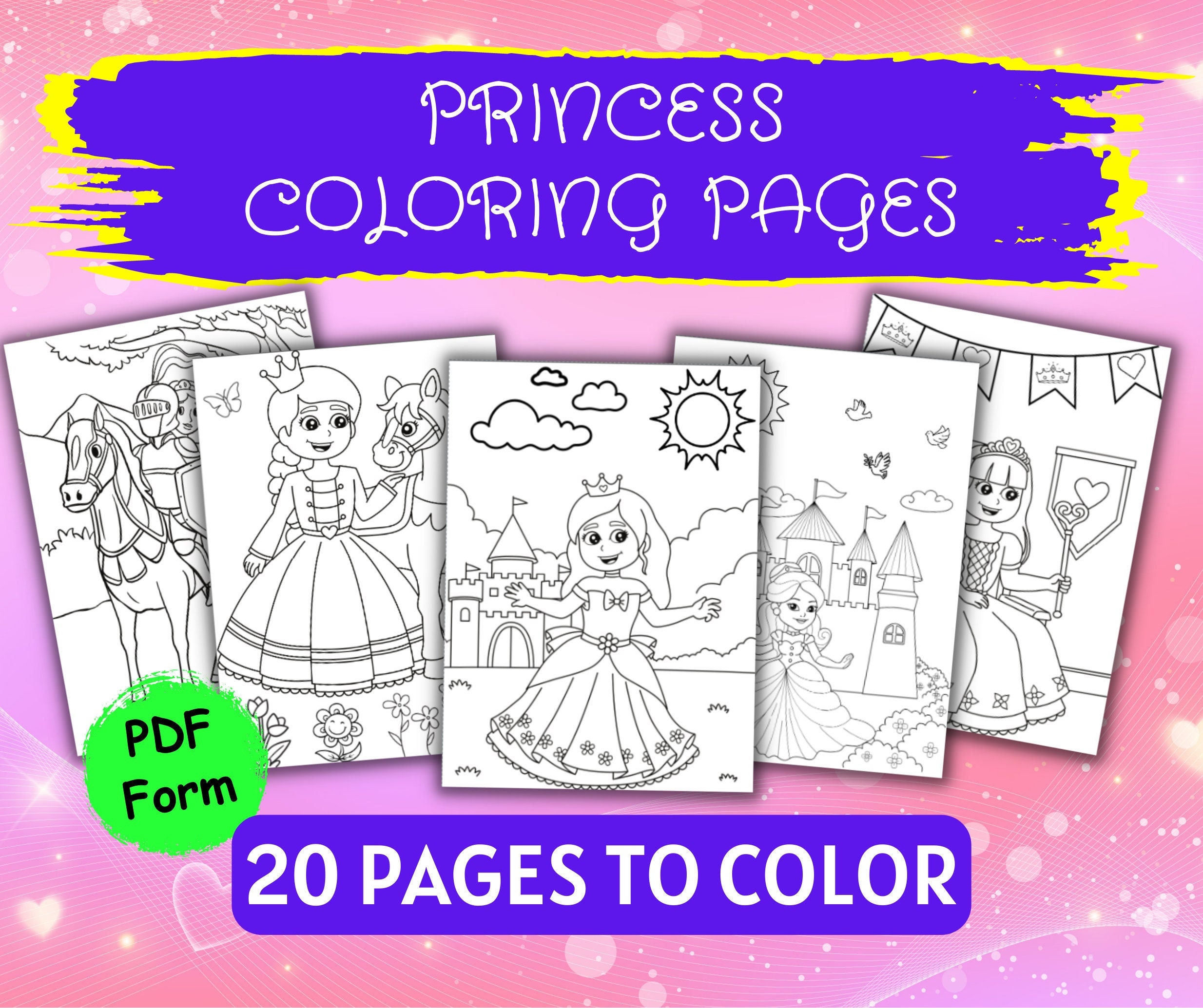 Lego Princess Coloring Pages