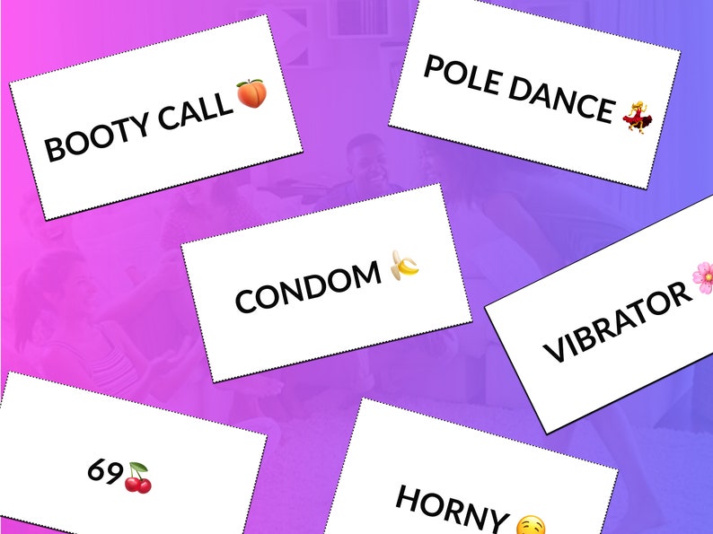 Bachelorette Party Charades | Dirty Charades Game for Adults - Etsy