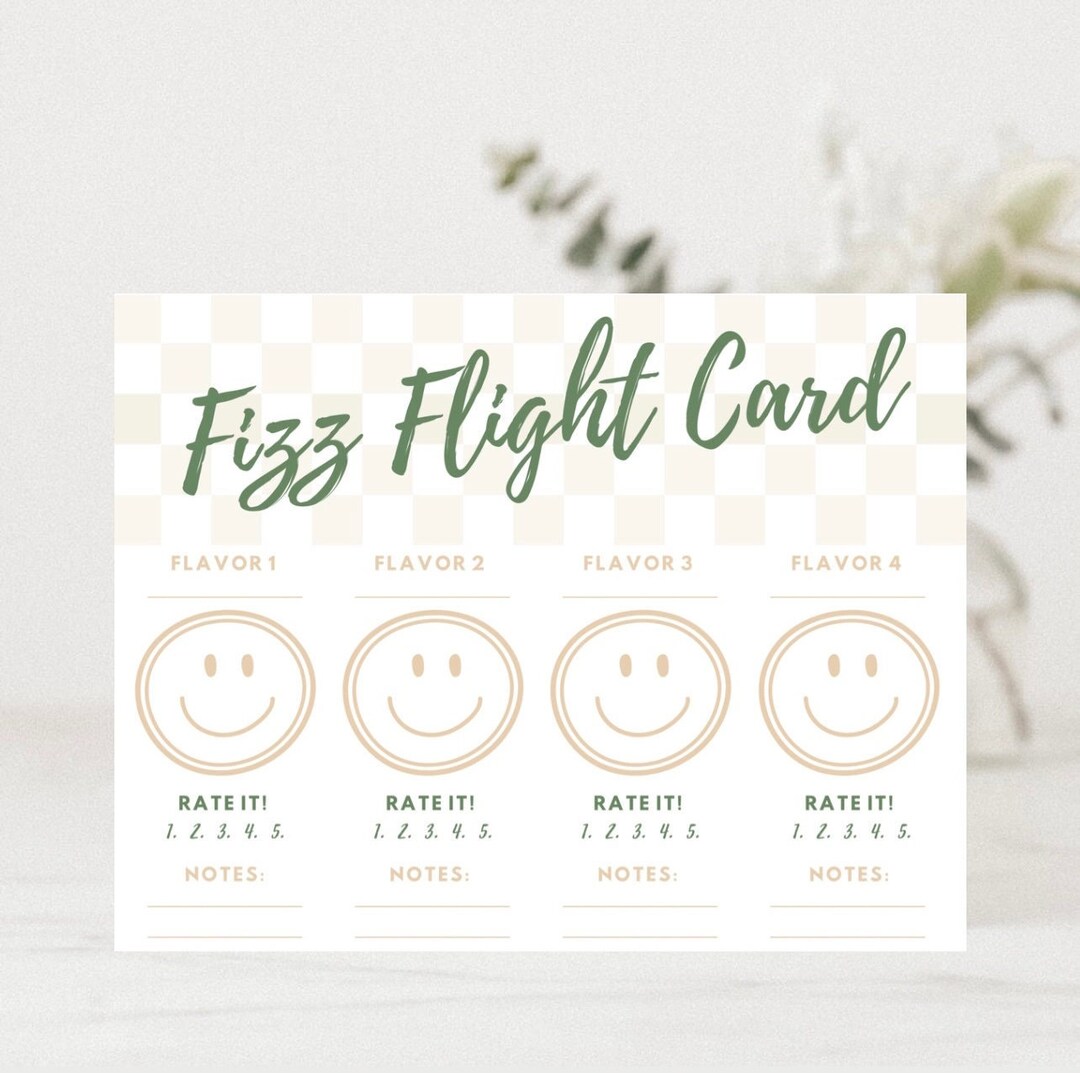 Arbonne | Fizz Stick Flight Card | Event Cards | 30-day | 11'' X 8.5 ...