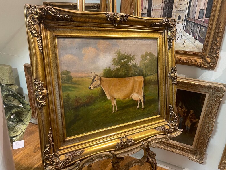William Albert Clark “hockley Lucy” 1942 Original Oil Painting British ...