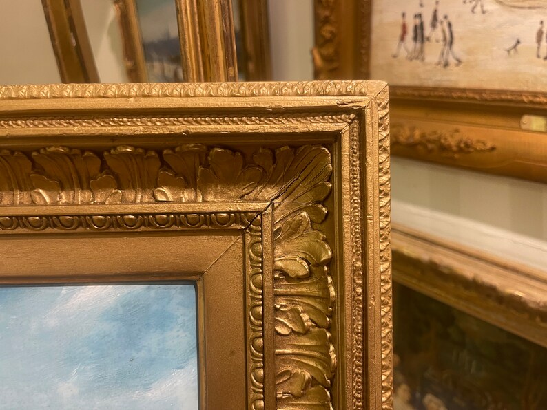 Original Oil Painting Ship at Sea Chris J Guise 19th Century in ...