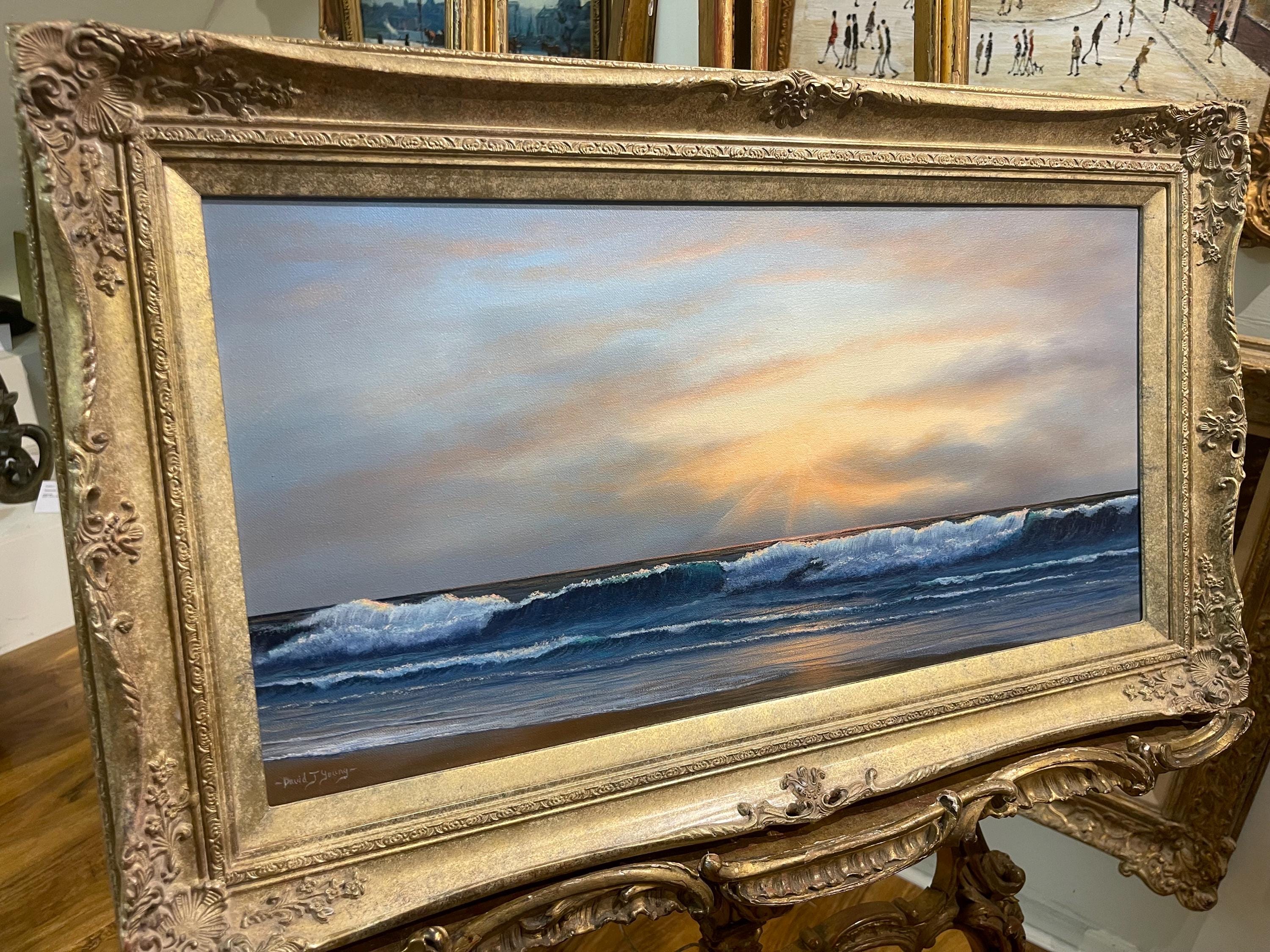 Original Oil Painting David Young Seascape in a Gold Gilt Frame - Etsy