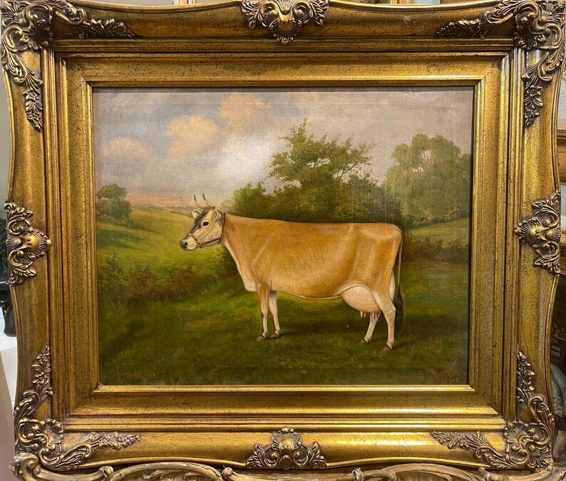 William Albert Clark “hockley Lucy” 1942 Original Oil Painting British ...