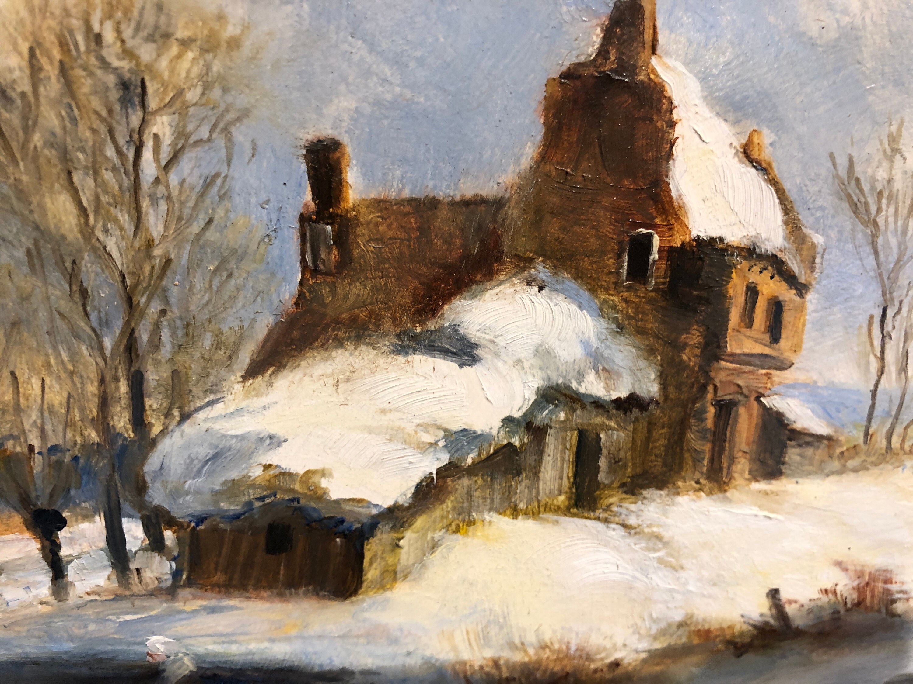Original Oil Painting by M . J . Randall Mid 20th Century Impressionism ...