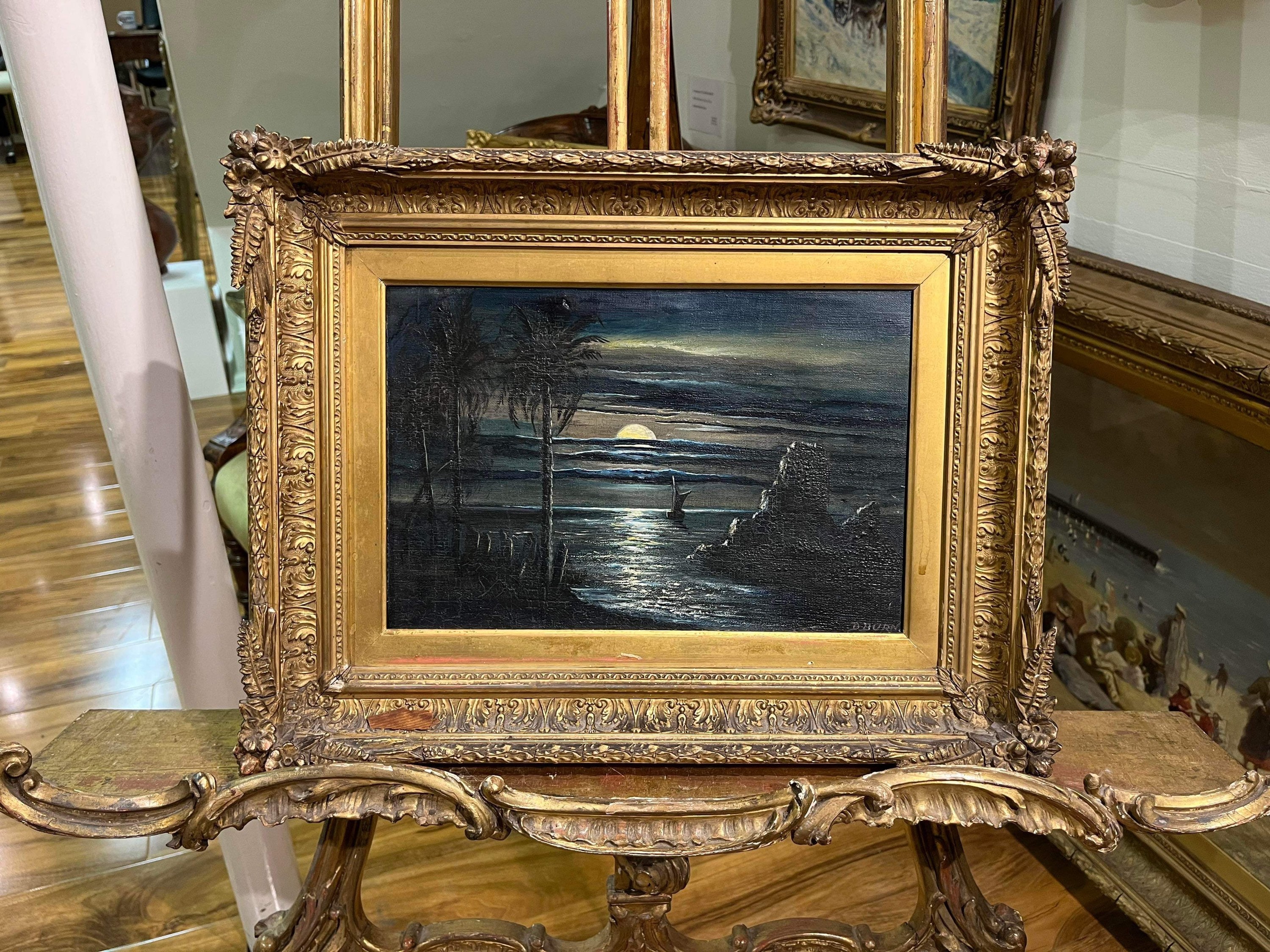 Old Master Style 19th Century Oil Painting in Gold Gilt Frame - Etsy