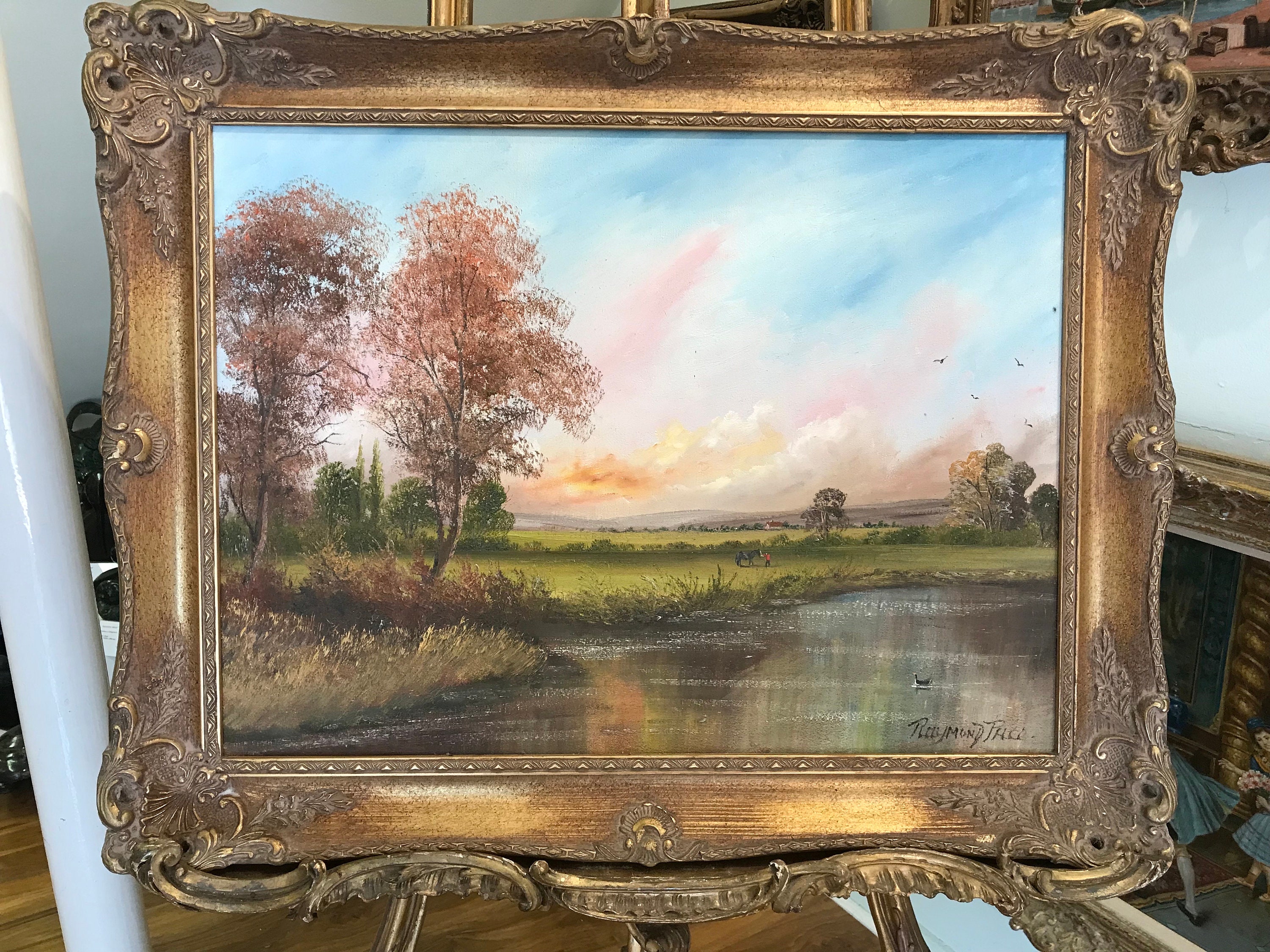 Original Oil Painting by Raymond Price Late 20th Century in - Etsy