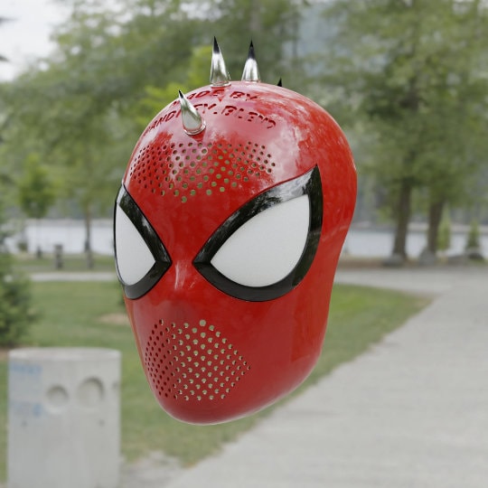 Spiderpunk Face Shell digital Download, 3D Printable File - Etsy