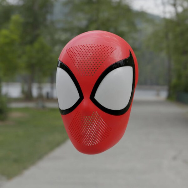 Spiderman Face Shell 3d Printer File - Etsy