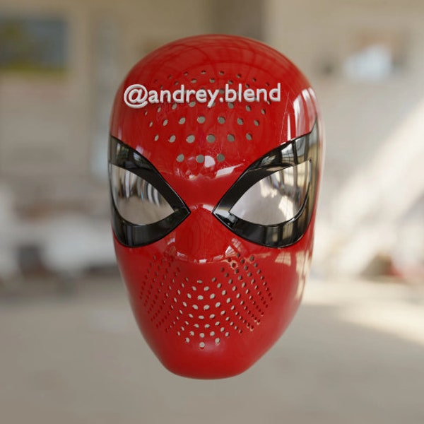 Spiderman Face Shell - Etsy