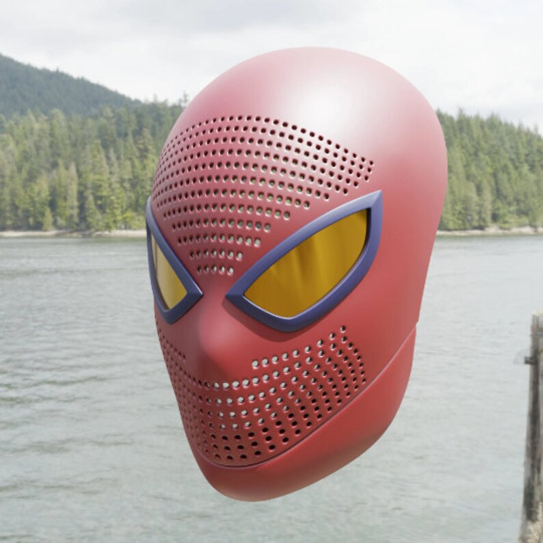 Amazing Spiderman 1 Face Shell V2 digital Download, 3D Printable File ...
