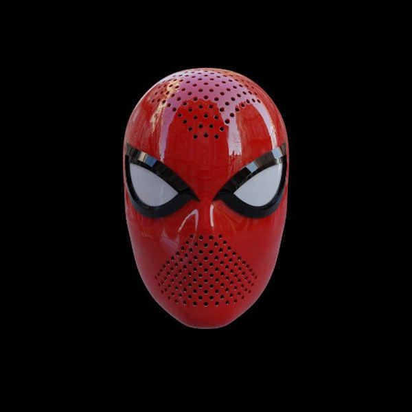Spiderman Face Shell 3d File - Etsy