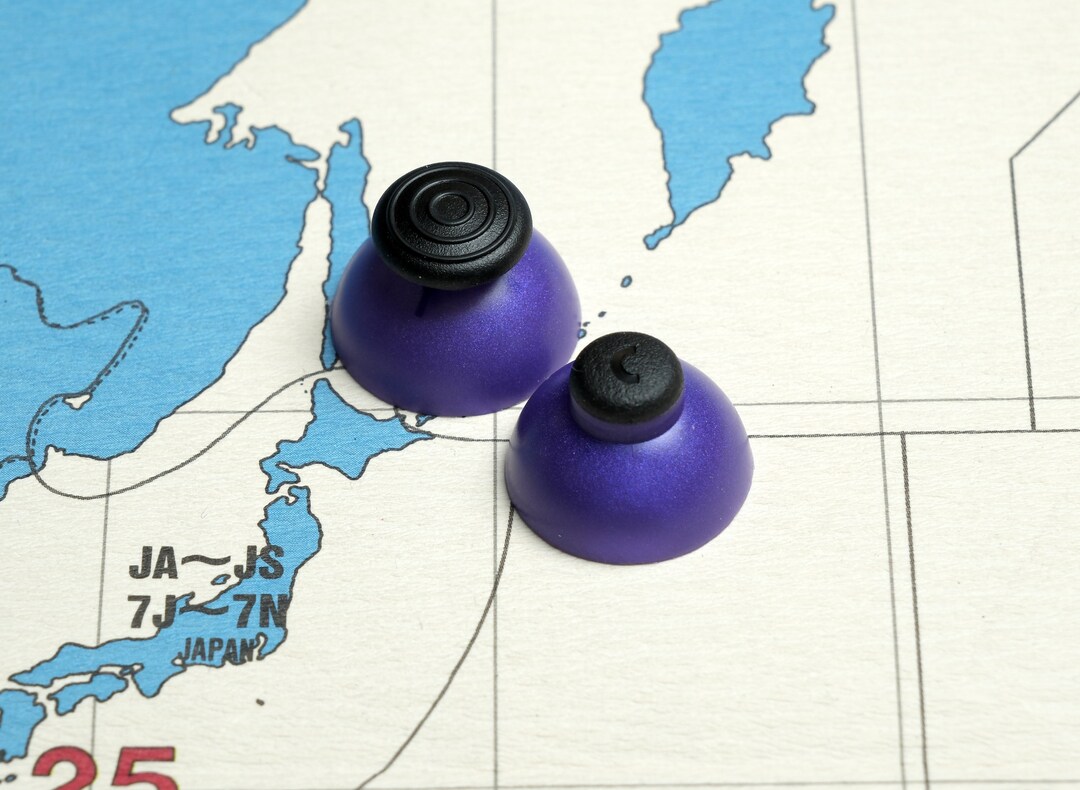 Custom Rubber Capped Gamecube Sticks - HKS Purple / Black - Etsy