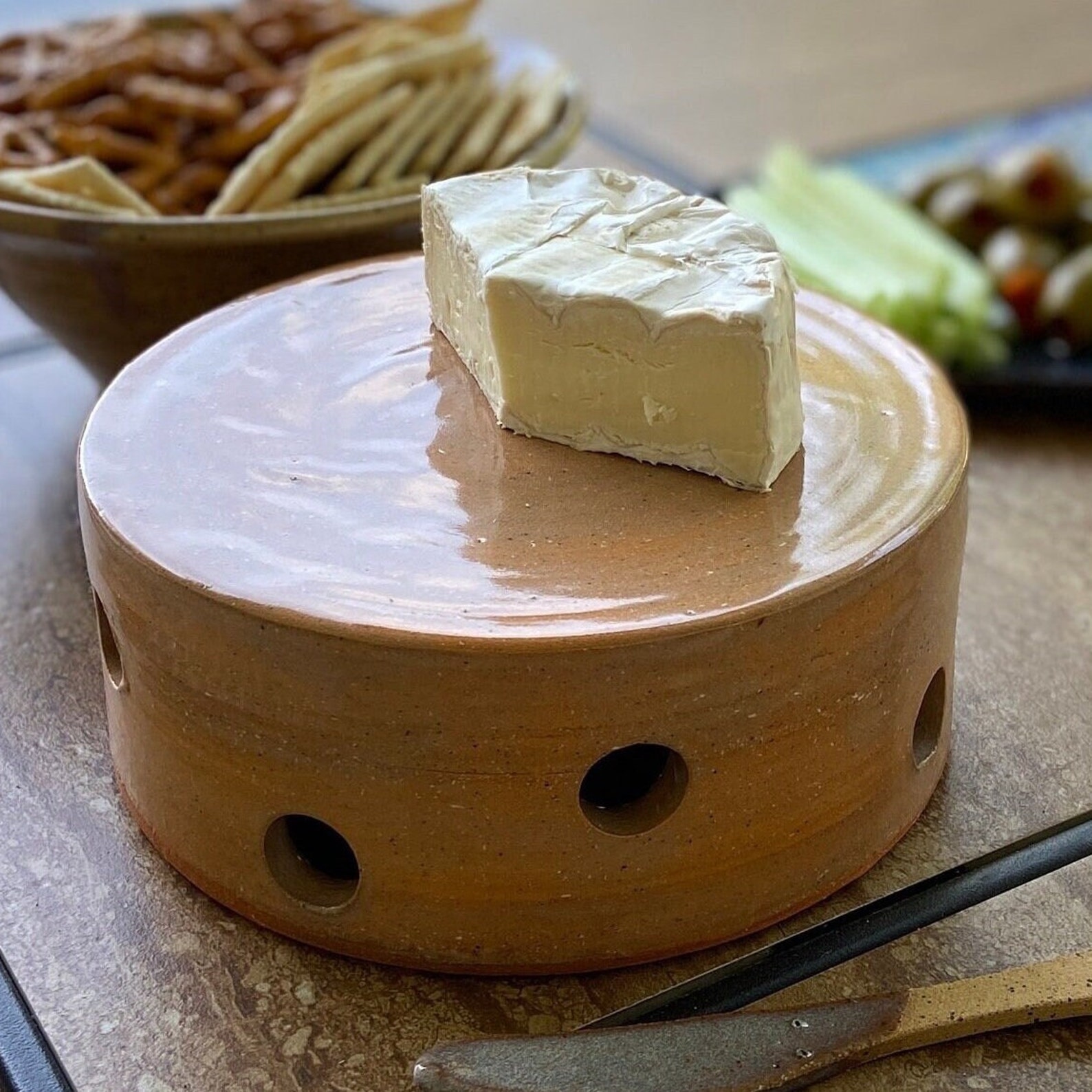 Ceramic Cheese Warmer. Use the Handmade Brie Warmer Instead of Brie ...