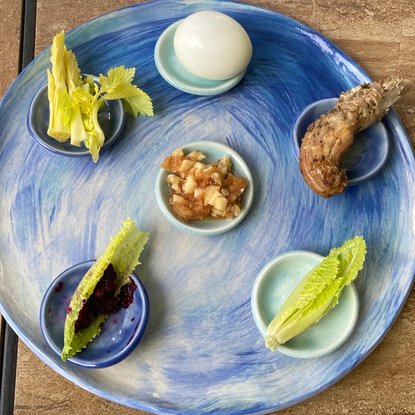 Ceramic Seder Plates - Etsy