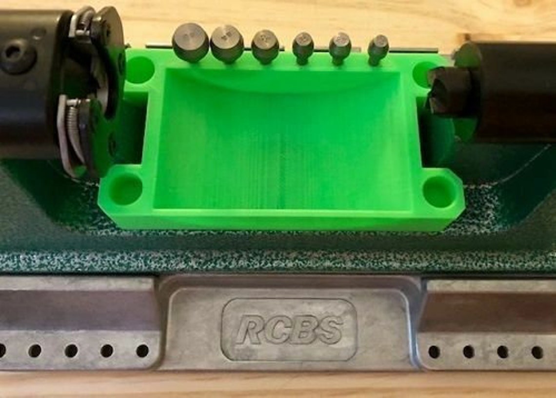 3D Printed NEW Brass Shavings Catcher Basket for the RCBS Rotary Case ...