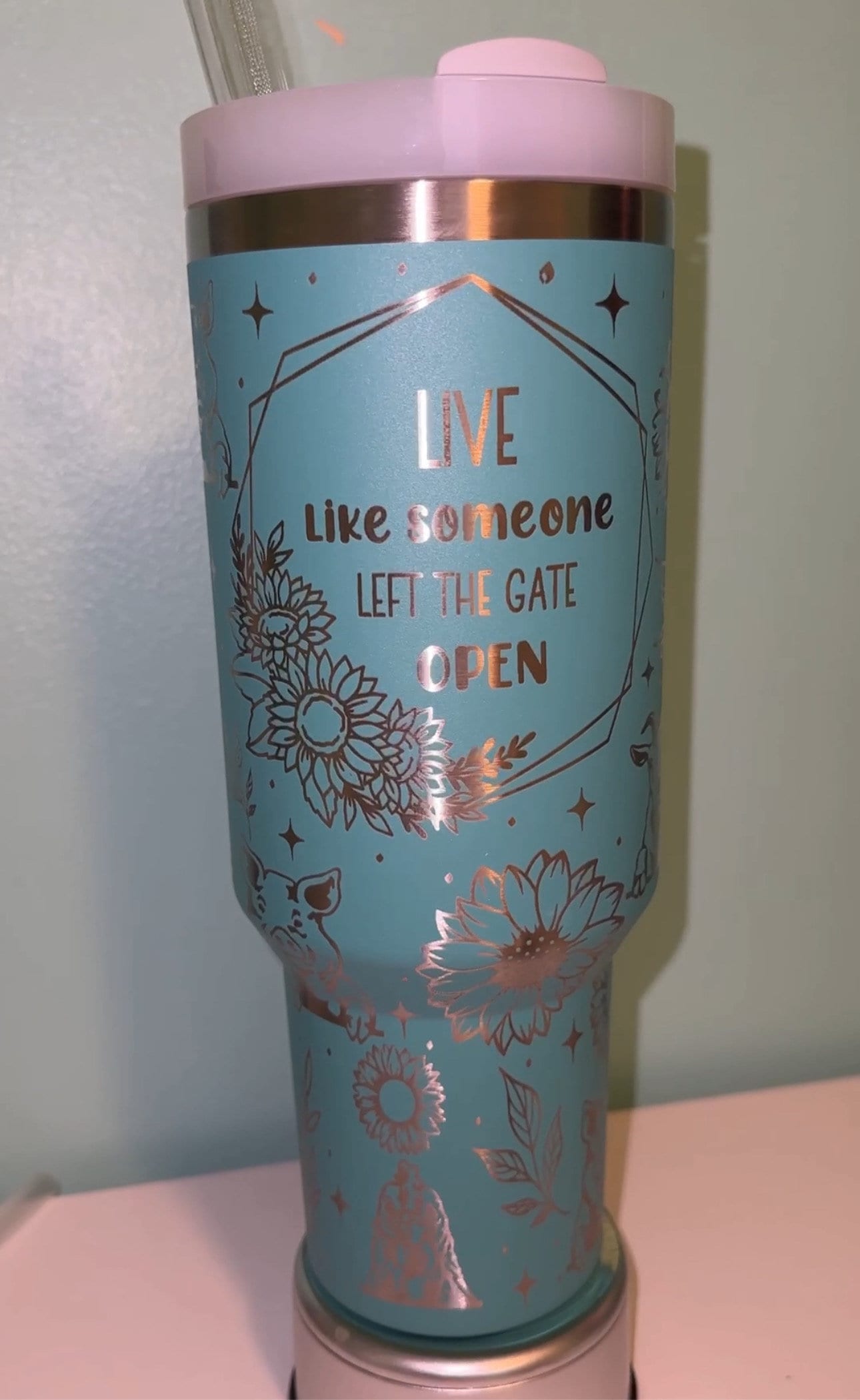 Laser Engraved Farm Animals: 40oz Non Branded & Stanley Branded ...