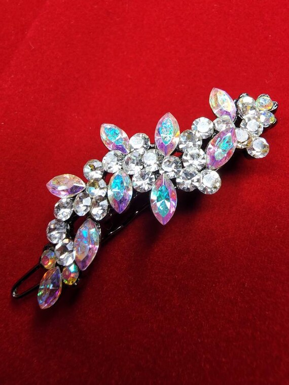 Beautiful Vintage snk Barrett with ab crystals, brida… - Gem