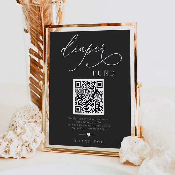 Qr code template baby shower - Etsy Österreich