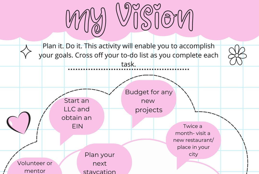 Vision Board Kit, Manifestation Tools, Creative Goal Setting, Dream ...