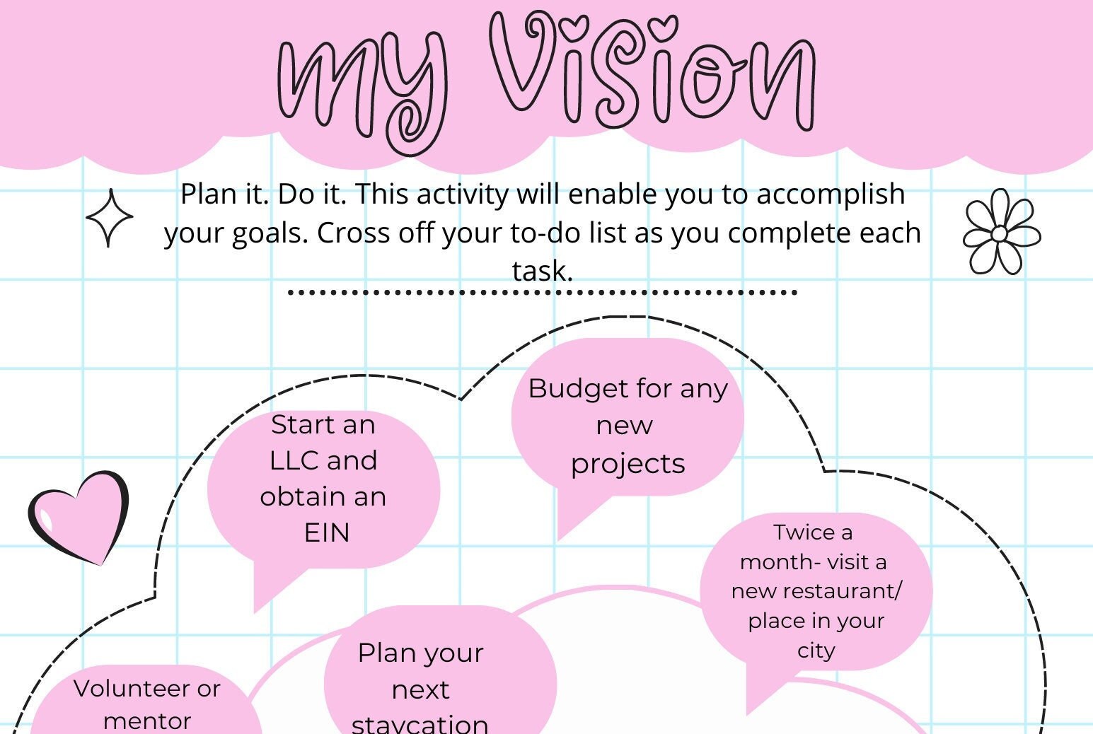 Vision Board Kit, Manifestation Tools, Creative Goal Setting, Dream Visualization, Self ...