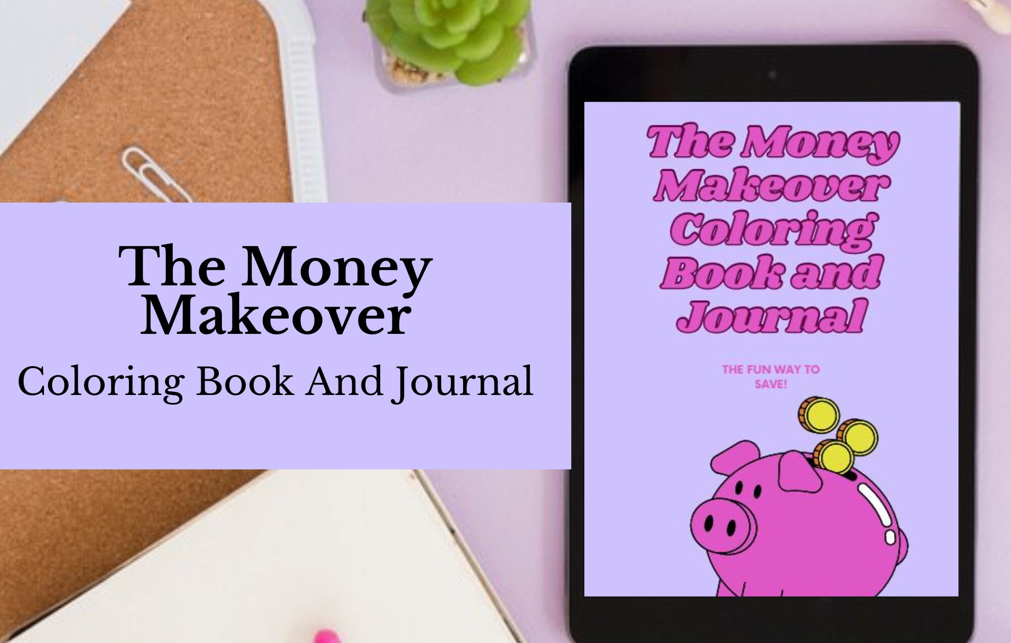 Money Makeover Coloring Book and Activity Journal Instant Download ...