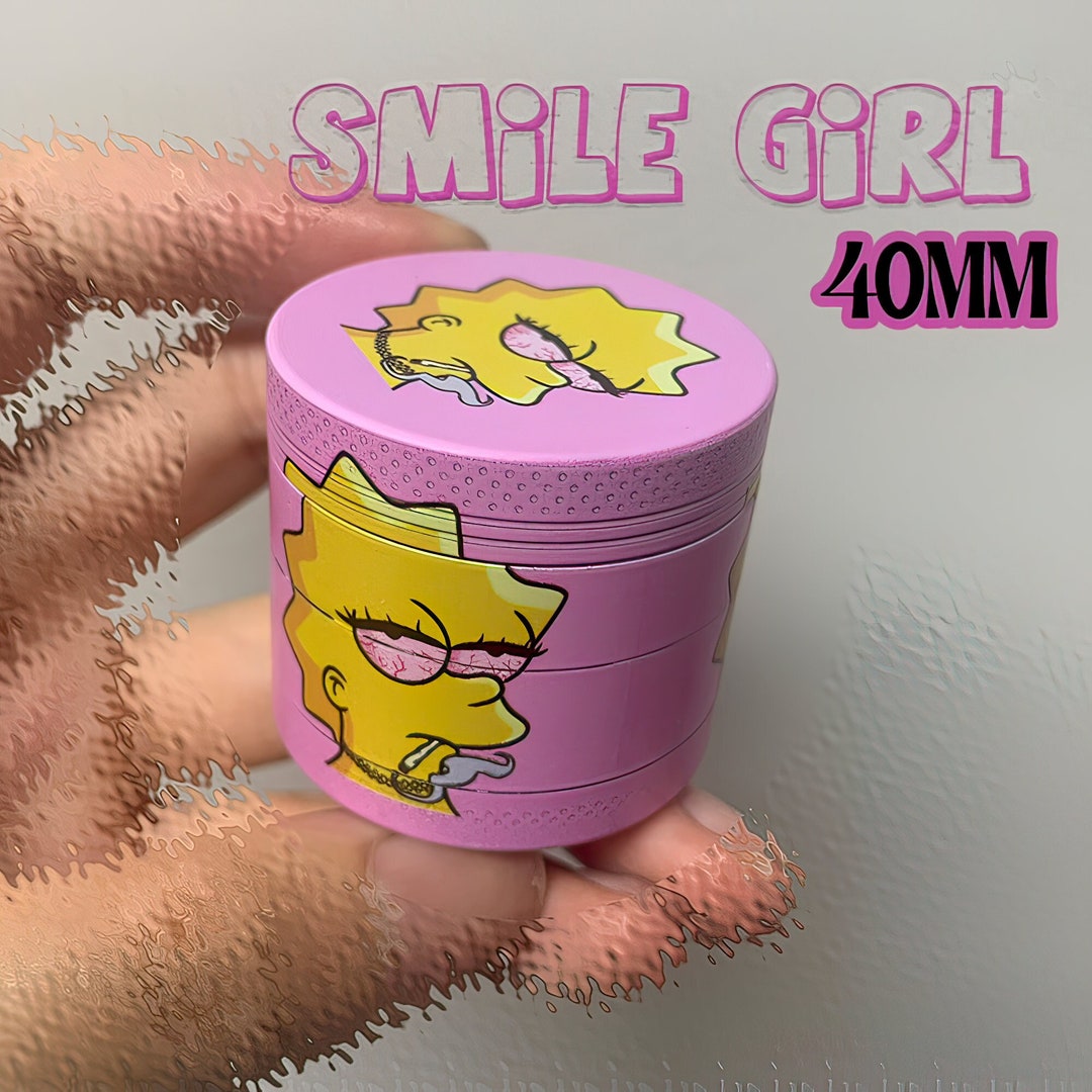 40mm Stoner Lisa Simpson Grinder the Simpsons Herb - Etsy