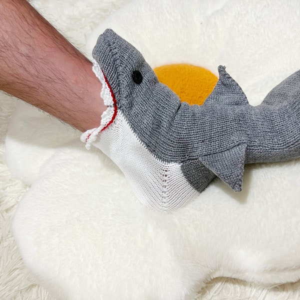 Shark Socks - Etsy