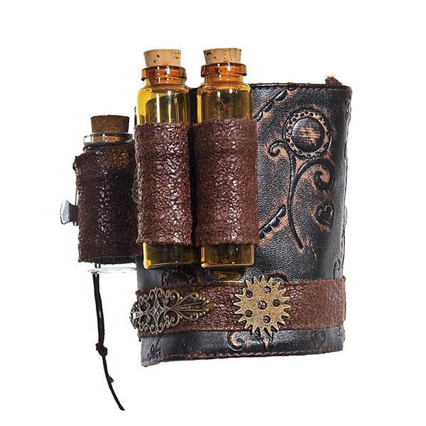 Leather Medieval Vial Holder - Etsy