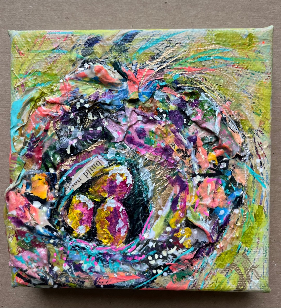 Abstract Nest Painting - Etsy